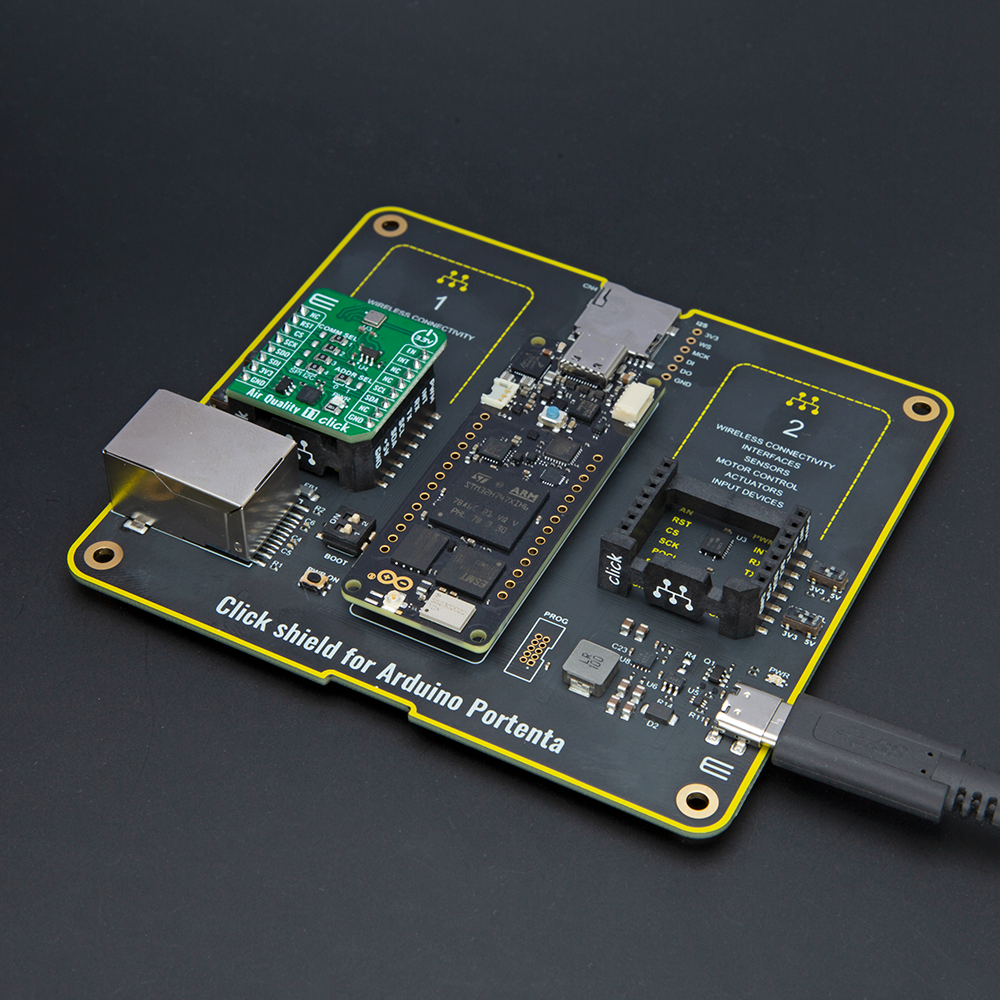 Click Shield For Arduino Portenta
